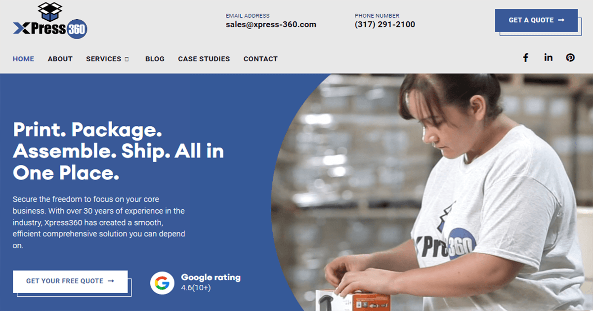 Custom Packaging Company in Indianapolis, IN | XPress360